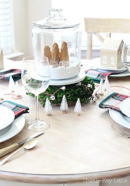 Gingerbread House Tablescape - Thistle Key Lane