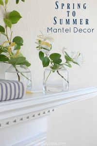 Styling A Spring To Summer Mantel - Thistle Key Lane