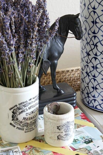 How To Style An End Table - Thistle Key Lane