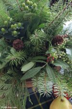 Evergreen Christmas Centerpiece And Tablescape - Thistle Key Lane
