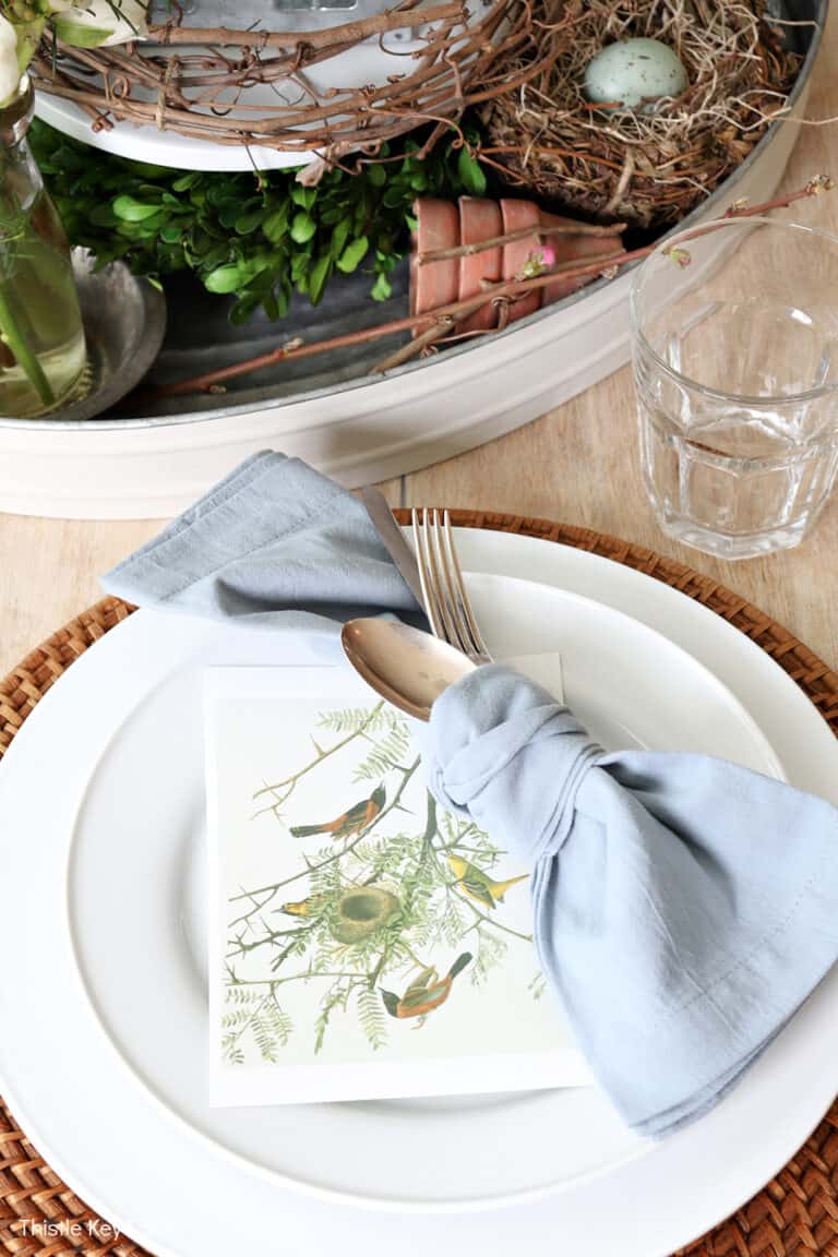 Bird Theme Inspired Centerpiece - Thistle Key Lane