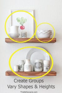 Three Easy Ways To Style Floating Shelves - Thistle Key Lane