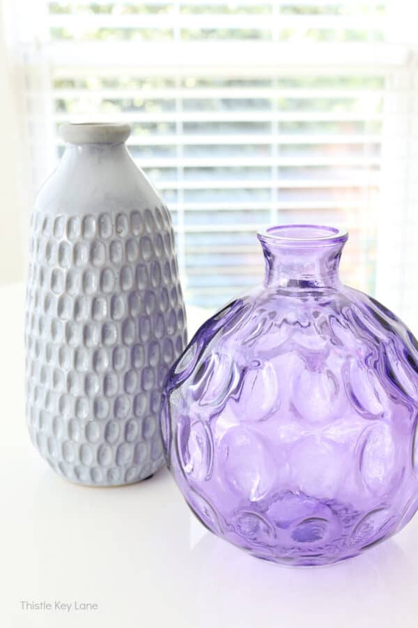 Easy Thrift Store Vase Makeover With Paint - Thistle Key Lane