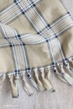 How To Make A Plaid Table Throw - Thistle Key Lane