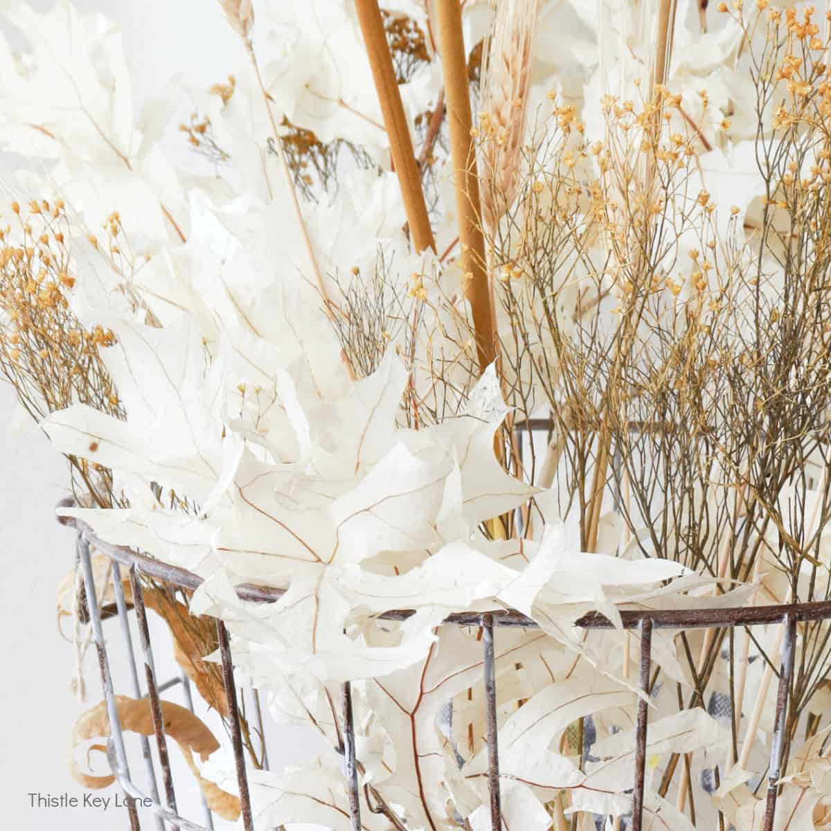 Autumn Vignette With Natural Branches - Thistle Key Lane