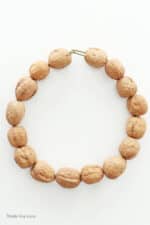 Easy DIY Walnut Wreath - Thistle Key Lane
