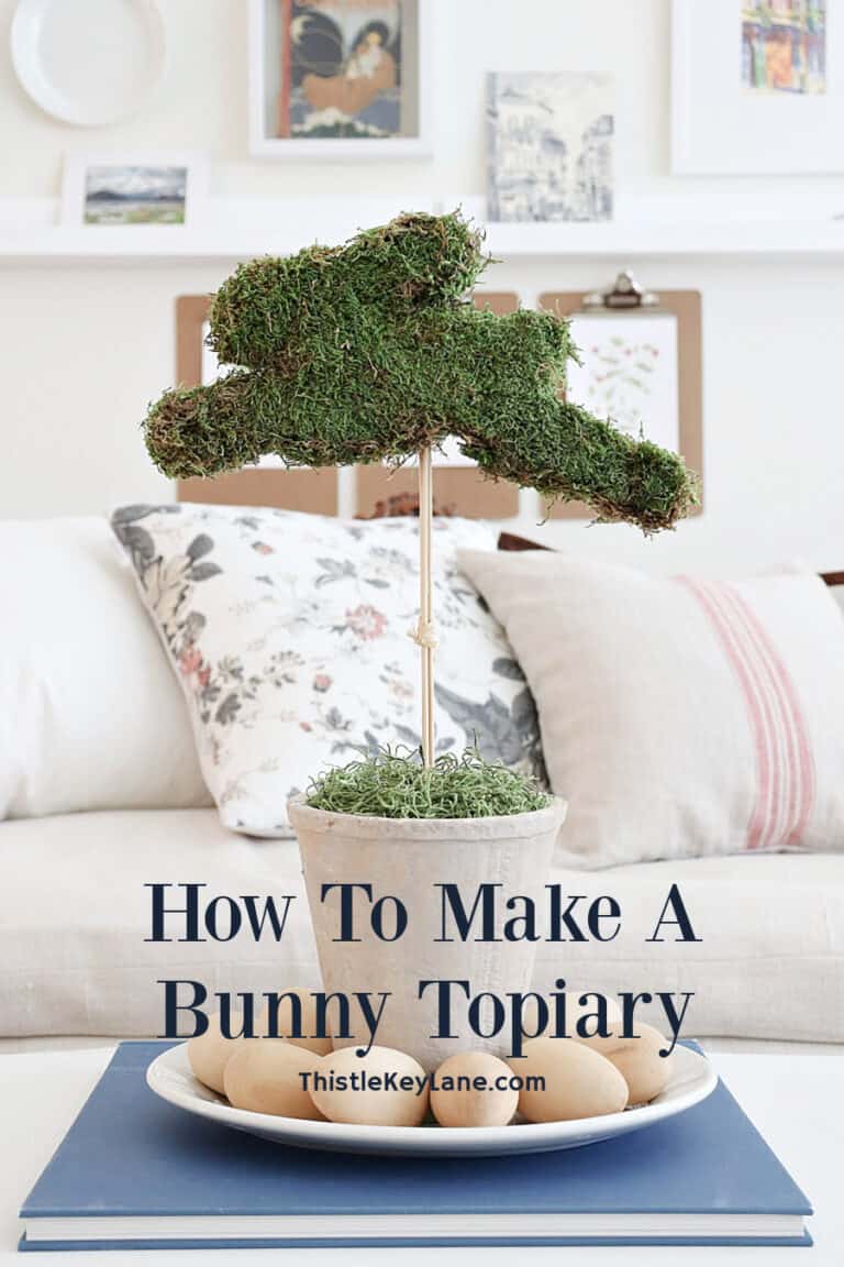How To Make A Bunny Topiary - Thistle Key Lane