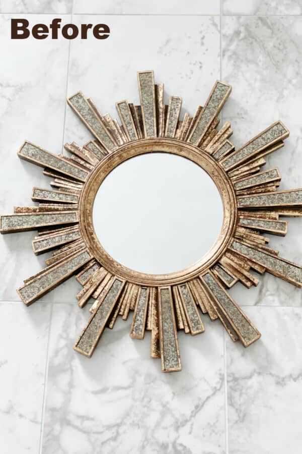 Easy DIY Mirror Makeover - Thistle Key Lane