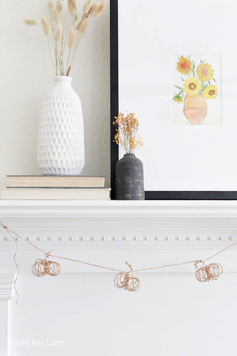 DIY Wire Pumpkin Garland - Thistle Key Lane