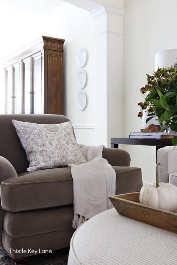 Cozy Fall Living Room Tour - Thistle Key Lane