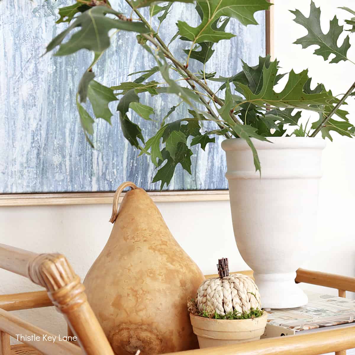 Three Ways To Style A Fall Bar Cart - Thistle Key Lane