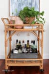Three Ways To Style A Fall Bar Cart - Thistle Key Lane