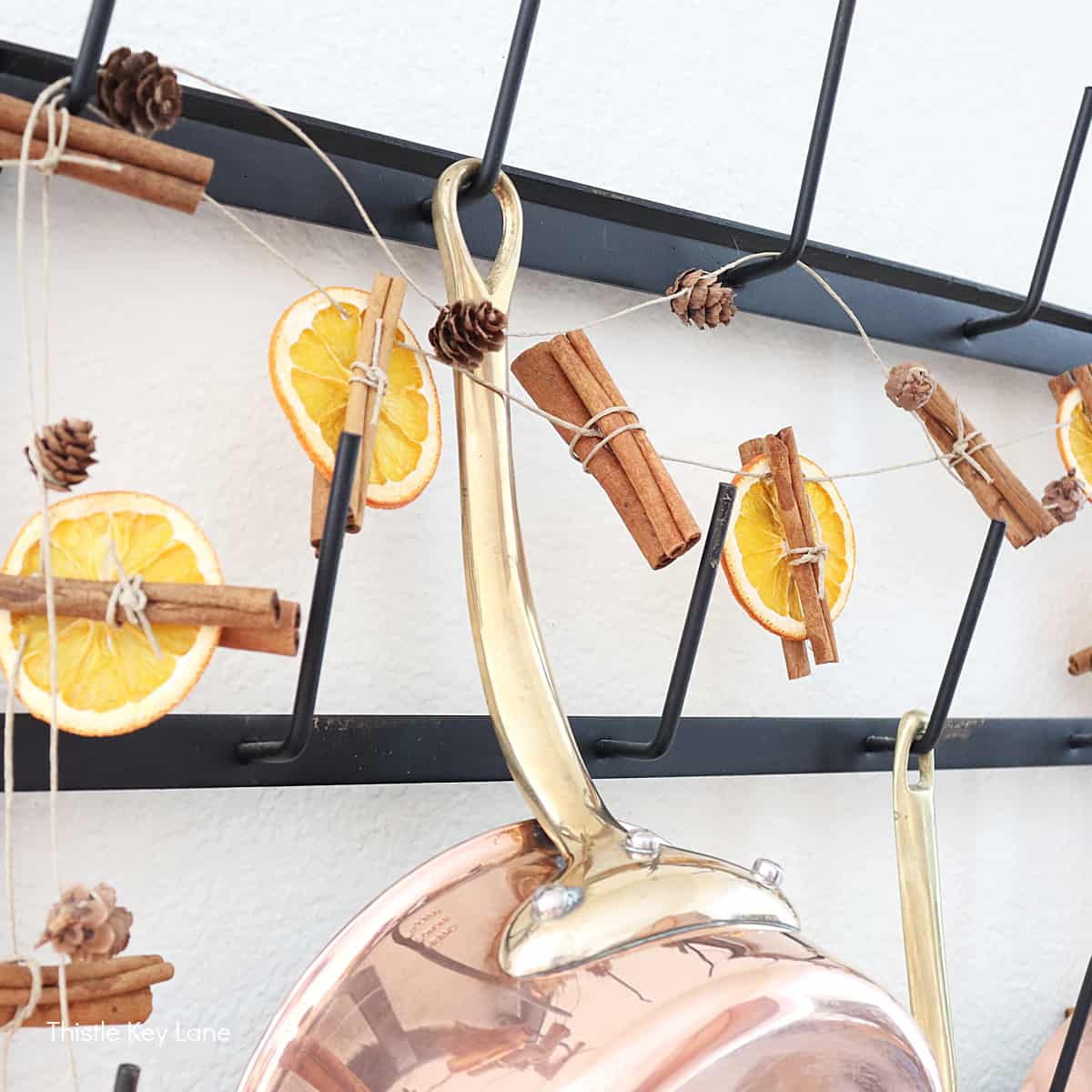 DIY Dried Orange And Cinnamon Garland - Thistle Key Lane