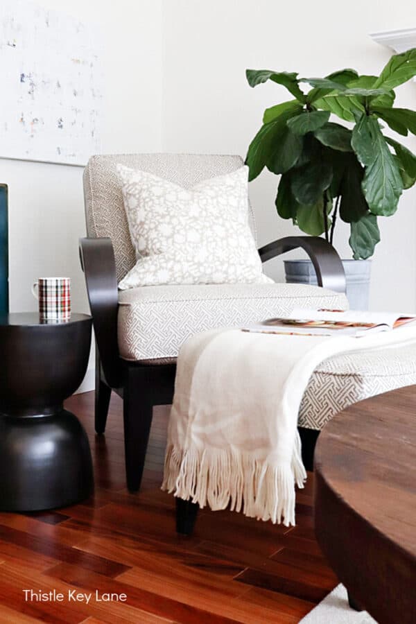 Family Room Refresh With Winter Decor - Thistle Key Lane