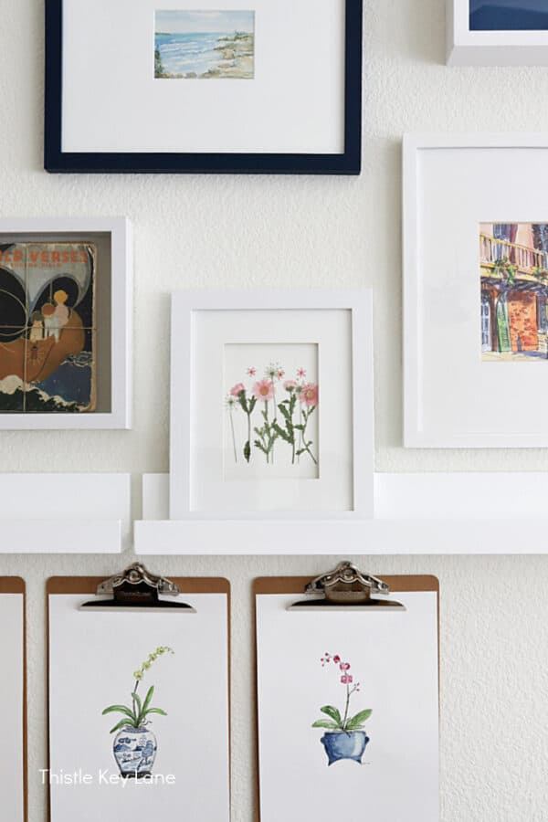 How To Create Art With Pressed Flowers - Thistle Key Lane