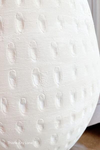 Ceramic Lamp Makeover With A Terra Cotta Finish - Thistle Key Lane