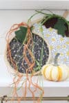 DIY Embroidery Hoop Pumpkins - Thistle Key Lane
