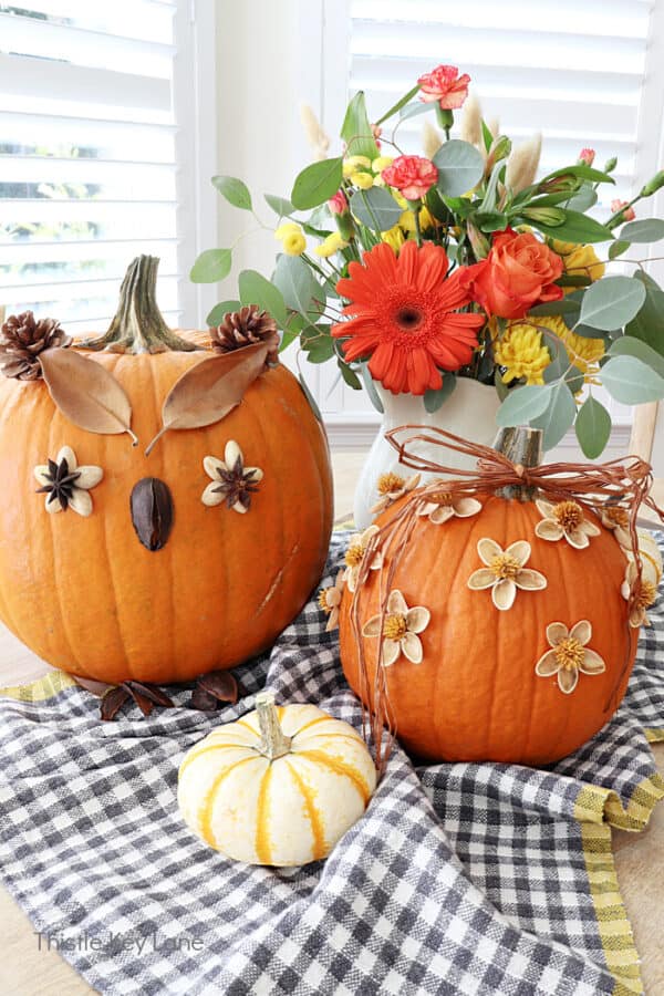 Easy No Carve Pumpkins - Thistle Key Lane