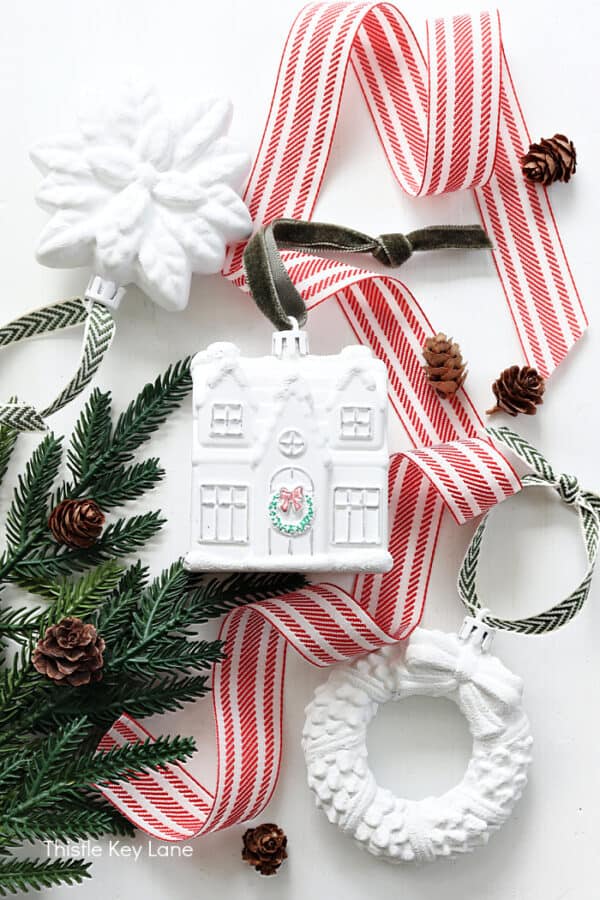 Easy Christmas Ornament Makeover With Paint - Thistle Key Lane