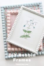 DIY Bobbin Frames In Spring Colors - Thistle Key Lane