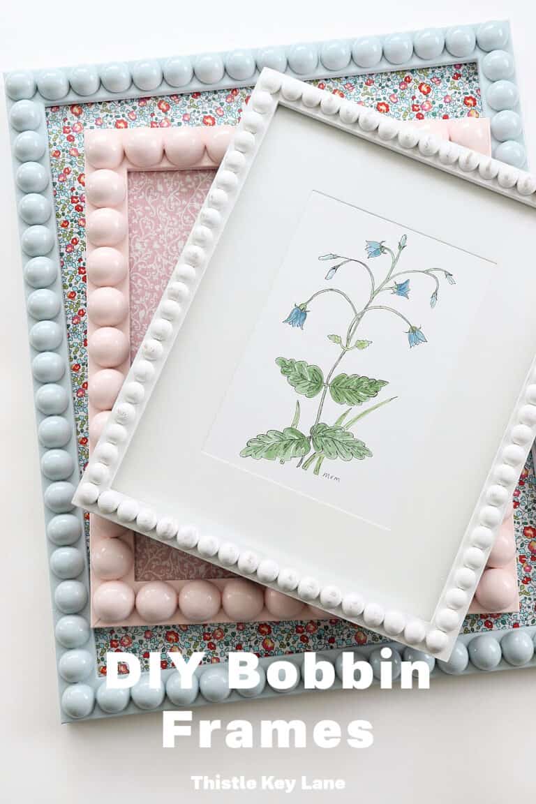 DIY Bobbin Frames In Spring Colors - Thistle Key Lane
