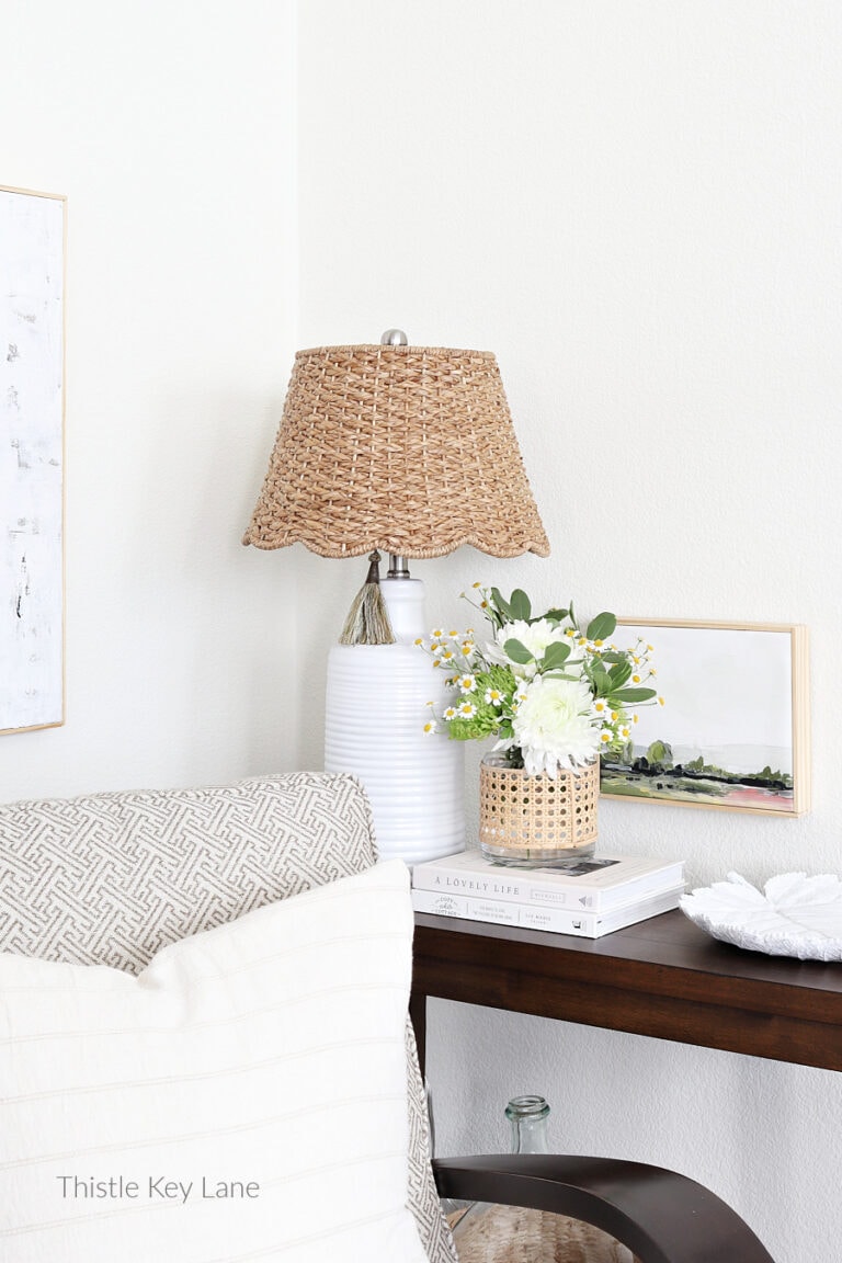 Easy Table Lamp Makeover - Thistle Key Lane