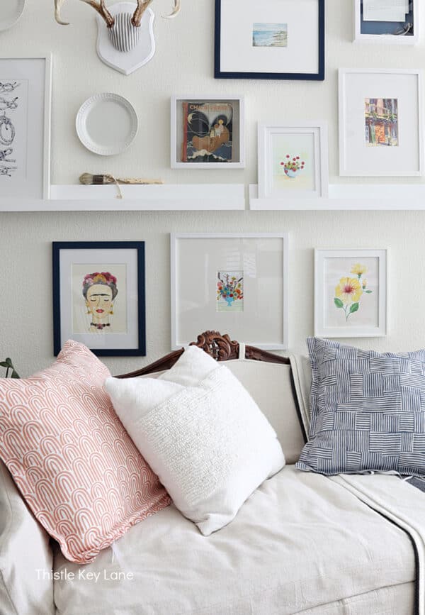 Mixed Media Art With Pressed Flowers - Thistle Key Lane