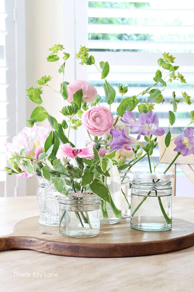 DIY Air Dry Clay Flower Frogs - Thistle Key Lane