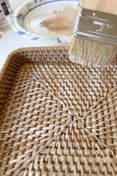 How To Paint Wicker Or Rattan - Thistle Key Lane