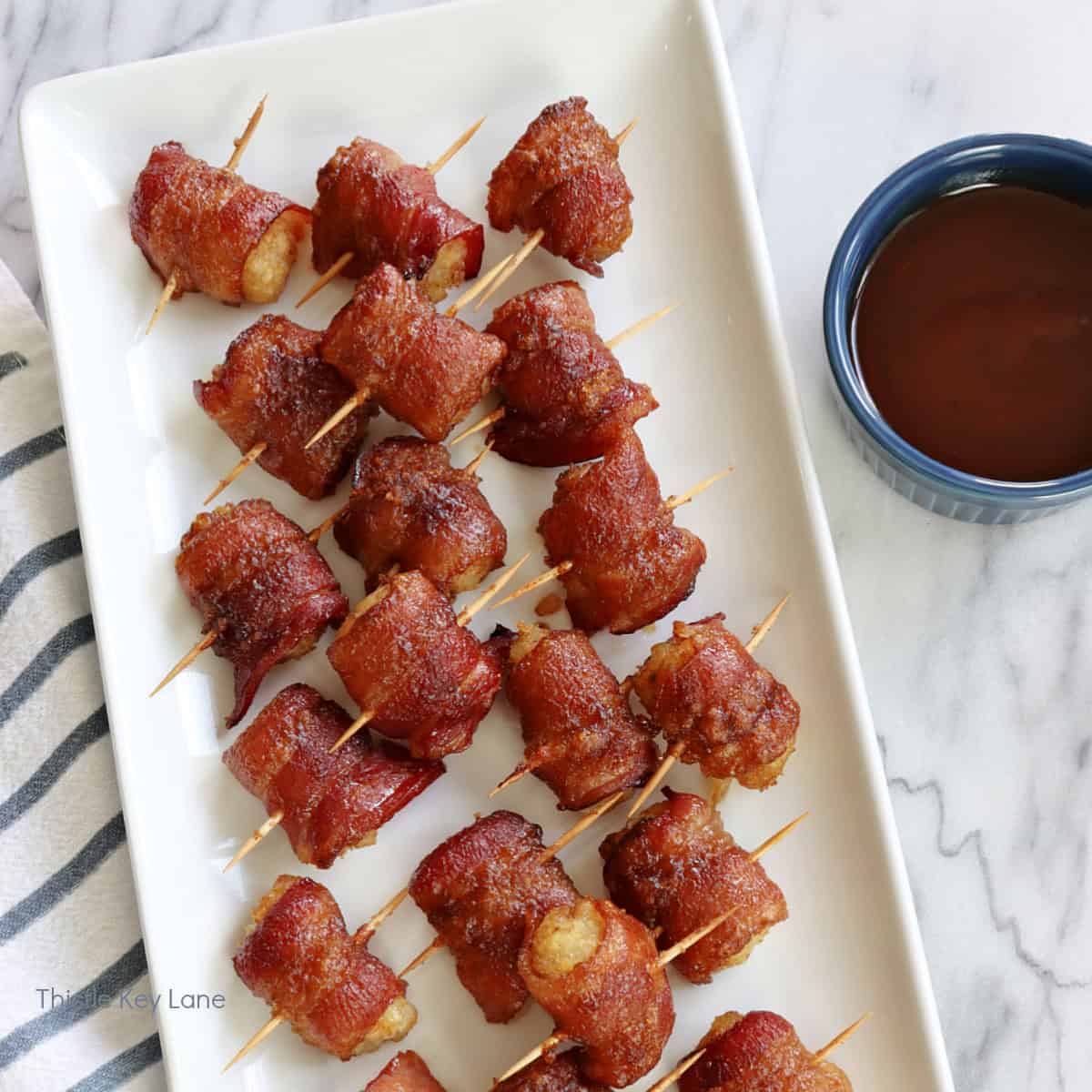 Bacon Wrapped Tater Tots Recipe - Thistle Key Lane