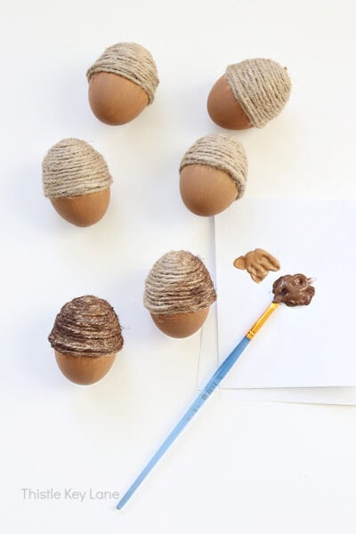 DIY Faux Acorns - Thistle Key Lane