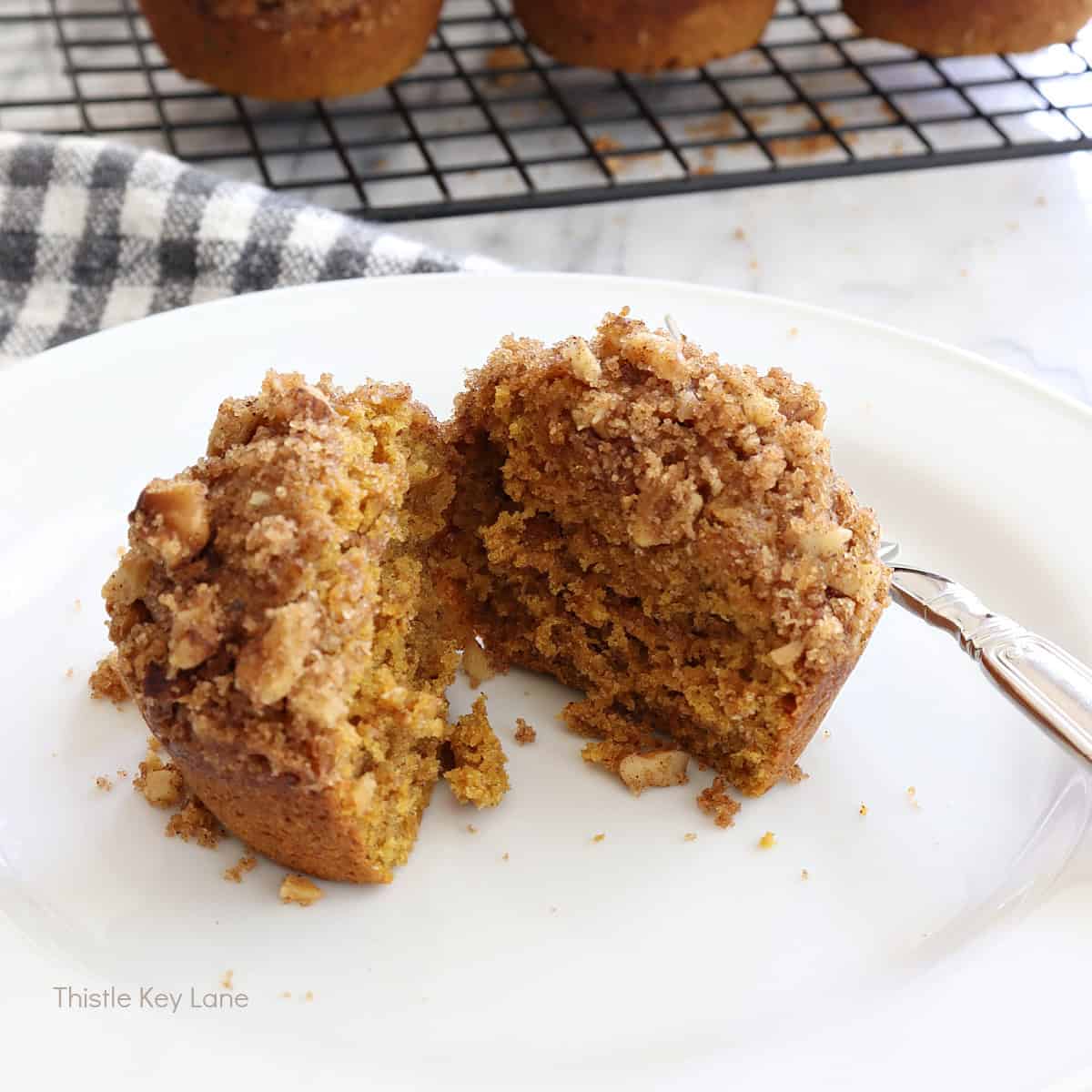 Pumpkin Coffee Cake Muffin Recipe - Thistle Key Lane