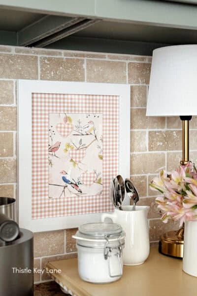 DIY Subtle Valentine's Day Art - Thistle Key Lane