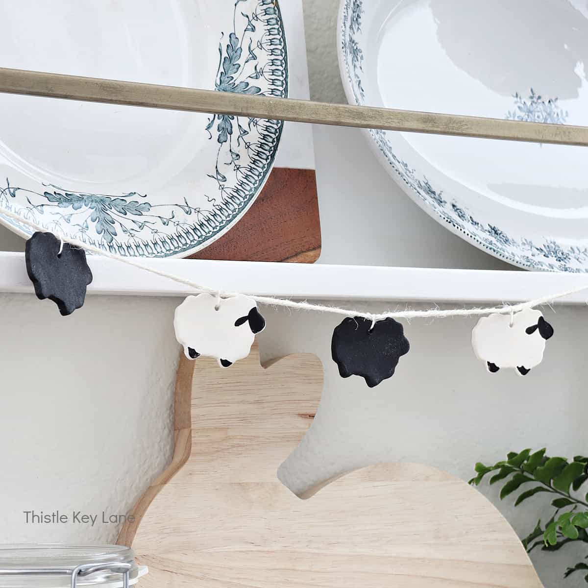DIY Air Dry Clay Sheep And Rabbits - Thistle Key Lane