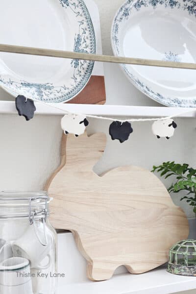 DIY Air Dry Clay Sheep And Rabbits - Thistle Key Lane