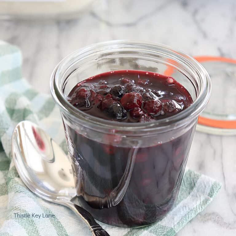 Blueberry Compote Recipe - Thistle Key Lane