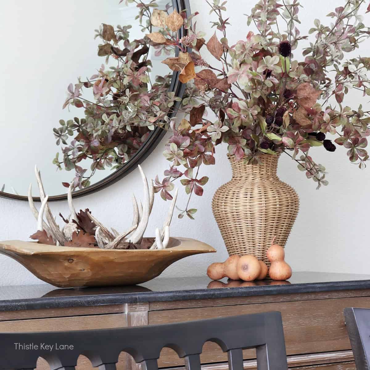 Dining Room Update And Fall Styling - Thistle Key Lane