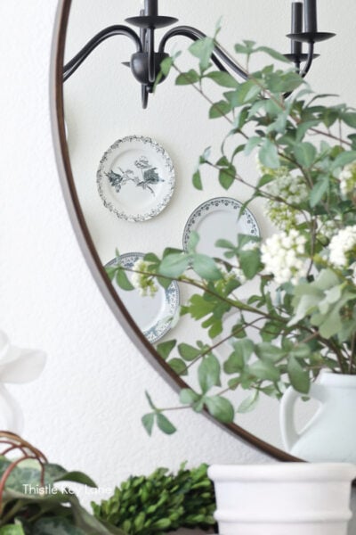 Floral Spring Vignette For Buffet Or Sideboard - Thistle Key Lane